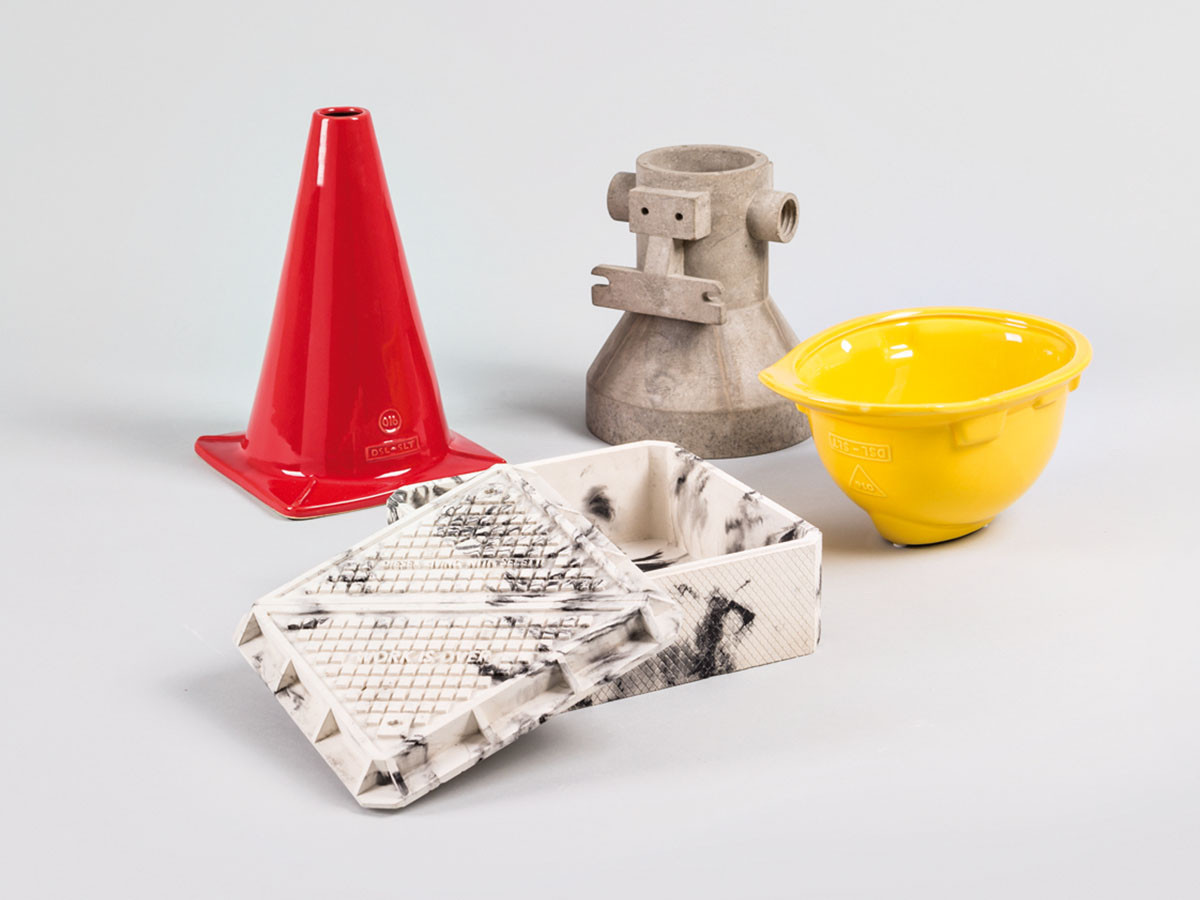 DIESEL LIVING with SELETTI WORK IS OVER CEMENT CONTAINER COVER / ディーゼル ...