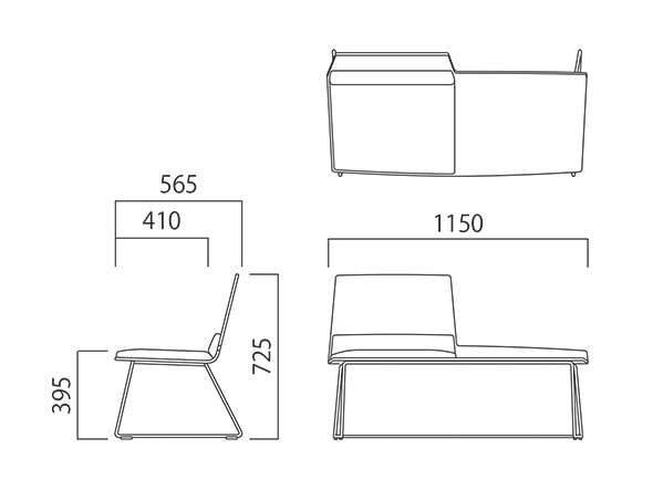 FLYMEe BASIC Bench / フライミーベーシック 1人掛けベンチ 座張り e13152 - インテリア・家具通販【FLYMEe】