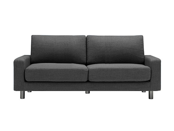 FLYMEe BASIC 2P COVERING SOFA / フライミーベーシック カバーリング 2人掛けソファ f58267（丸スチール脚） - インテリア・家具通販【FLYMEe】